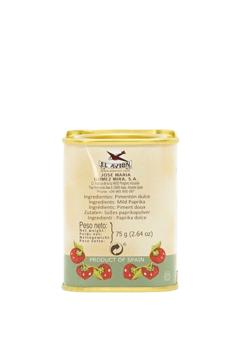 El Avion Sweet Mild Paprika (Pimenton) 75g – Hispanic Pantry