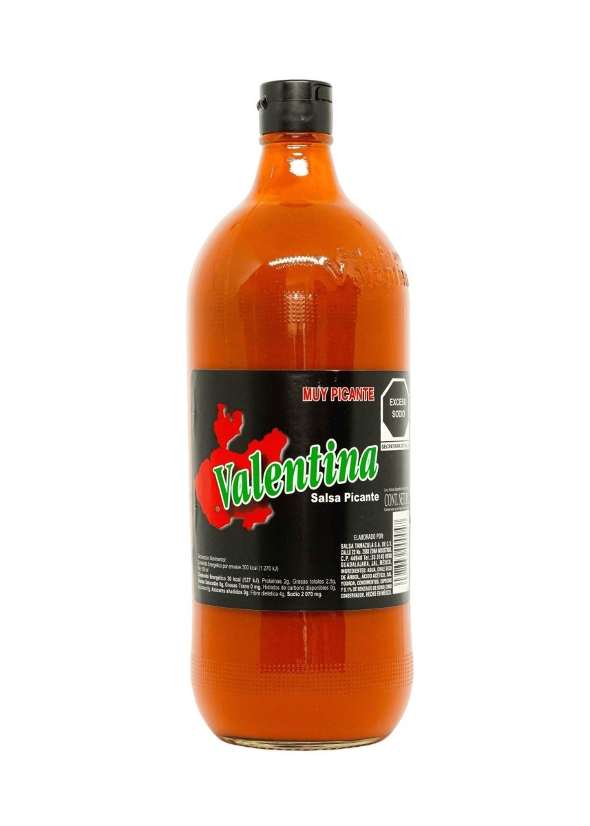 Valentina Hot Sauce - Black Label 370ml / 1L – Hispanic Pantry